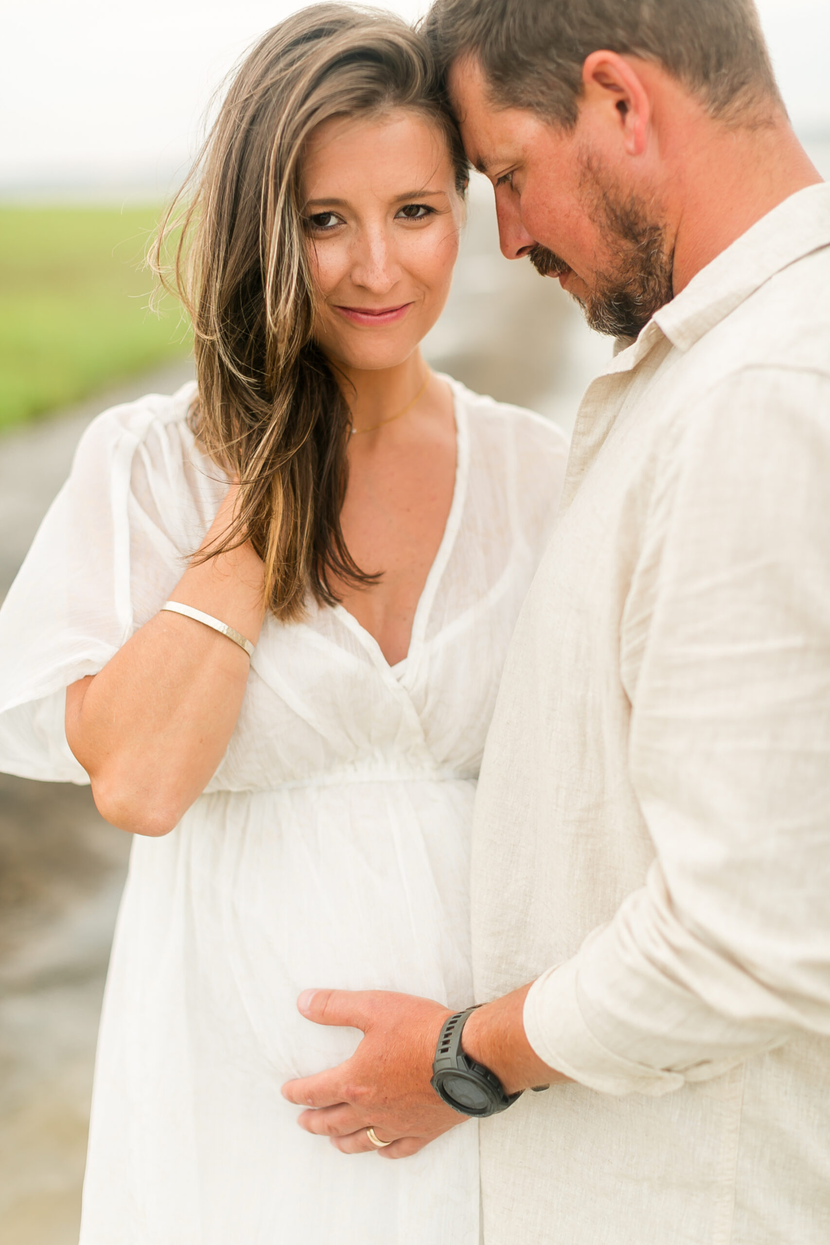 Fort Fisher Maternity Session | Amber - Amy Allen Photography